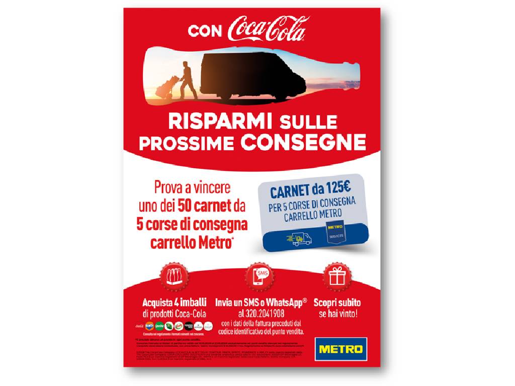 VINCI CON COCA-COLA E METRO