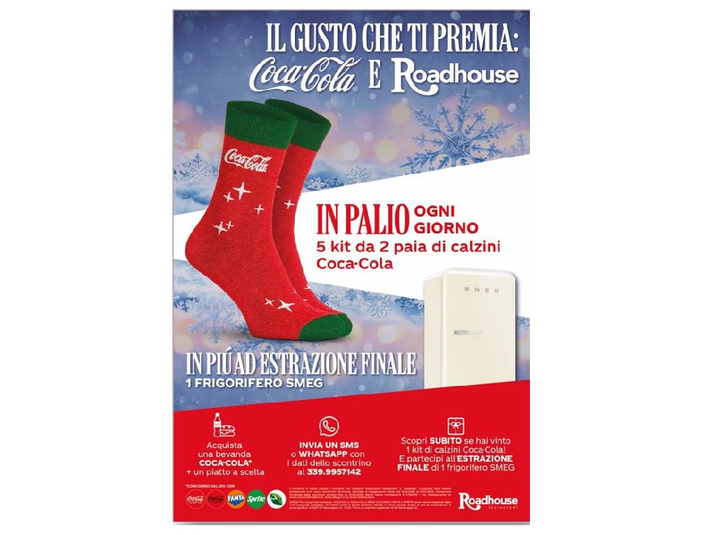 CON COCA-COLA, ROADHOUSE E CALAVERA IL GUSTO TI PREMIA WINTER 2024