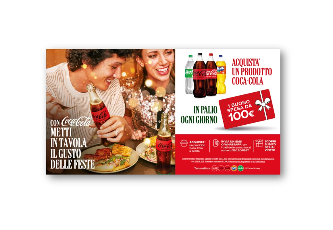 CON COCA-COLA METTI IN TAVOLA IL GUSTO DELLE FESTE